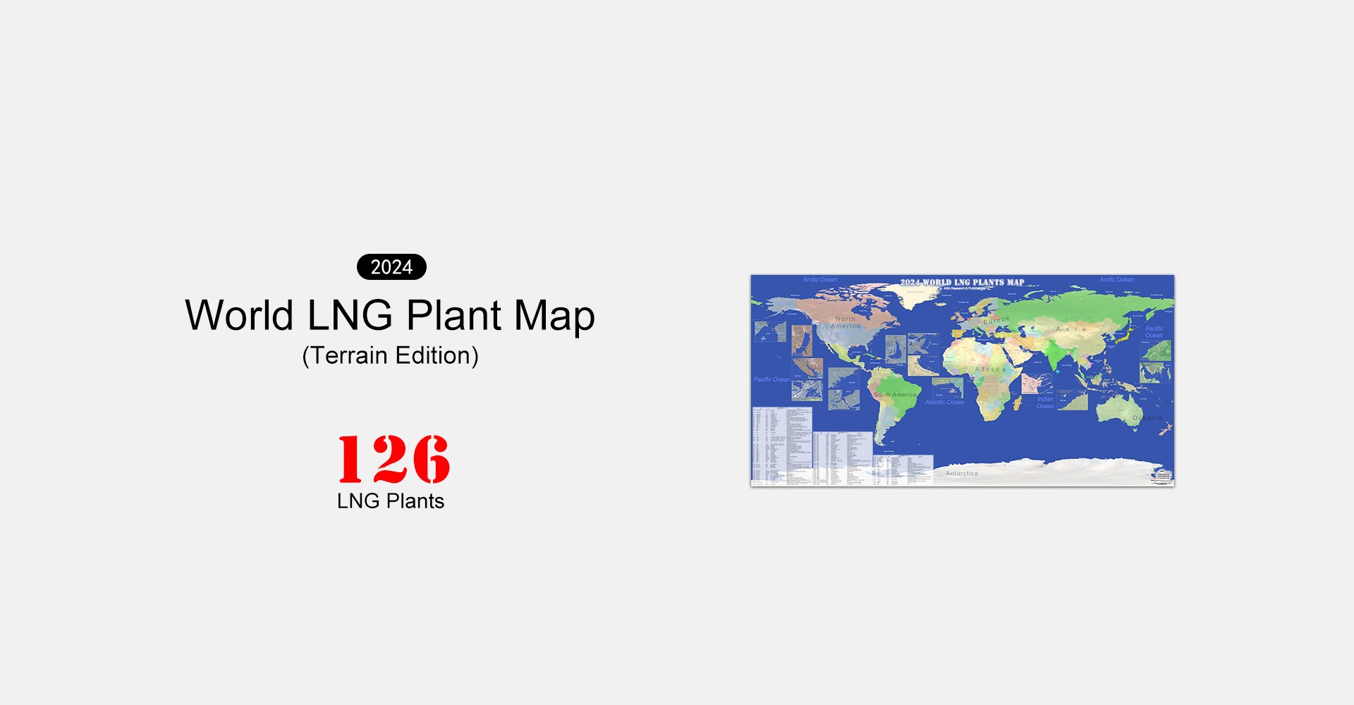 2024 World LNG Plant Map (Terrain Edition)